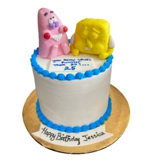 SPONGEBOB & PATRICK CAKE – Marissas Cakes